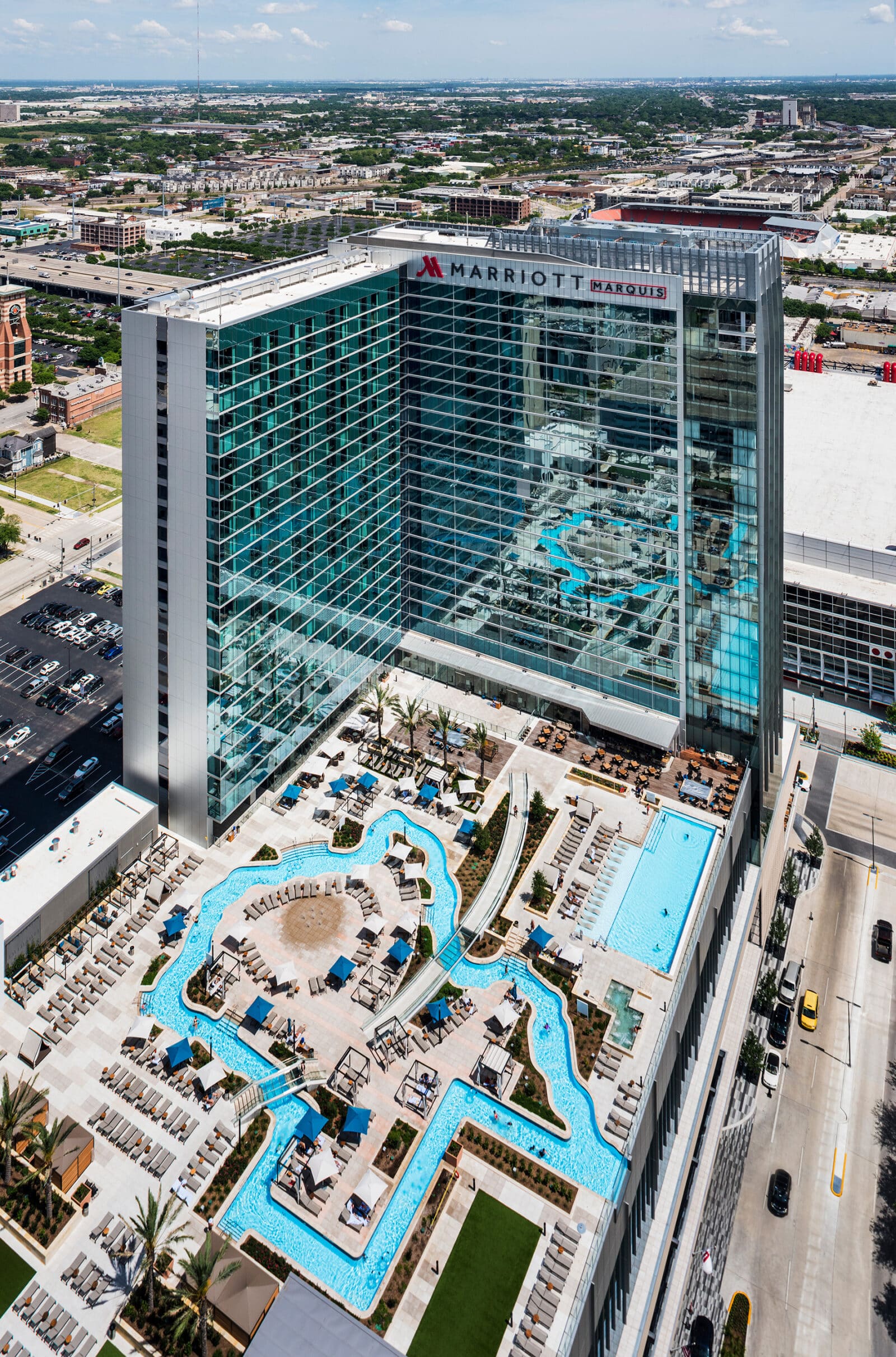 Houston Marriott Marquis Hotel in Houston, TX (RIDA Development / City ...